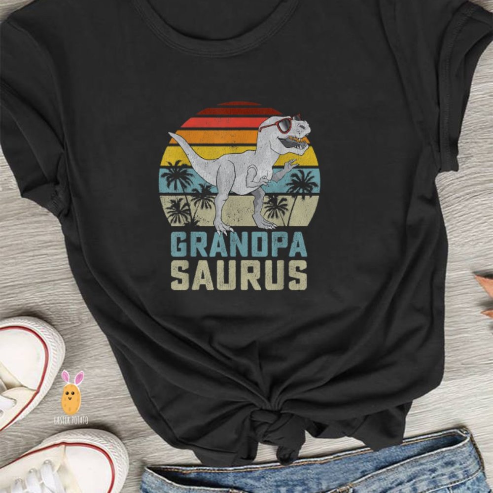 Grandpasaurus T Rex Dinosaur Grandpa Saurus Family Ma… - Gem